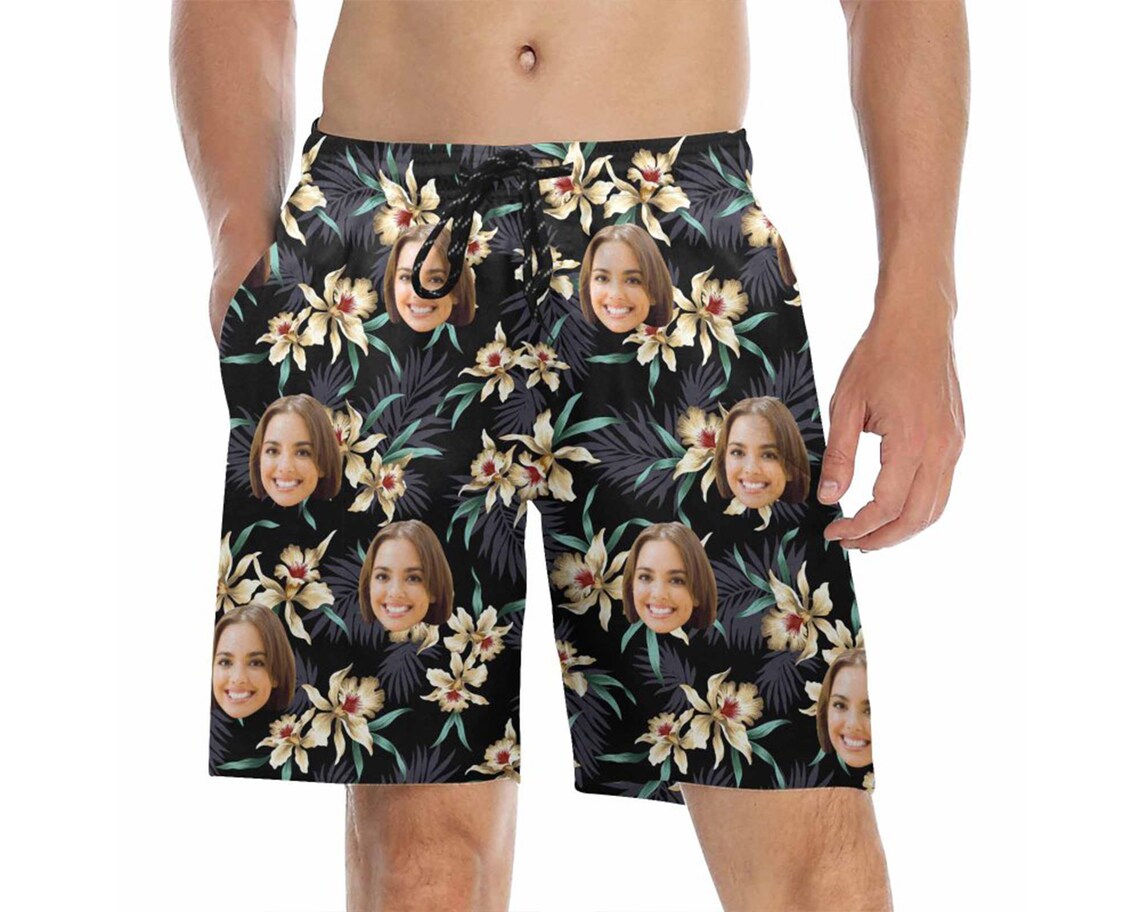 Customized Big Face Swimsuit Custom Womenmen Swimwear Personalized ...