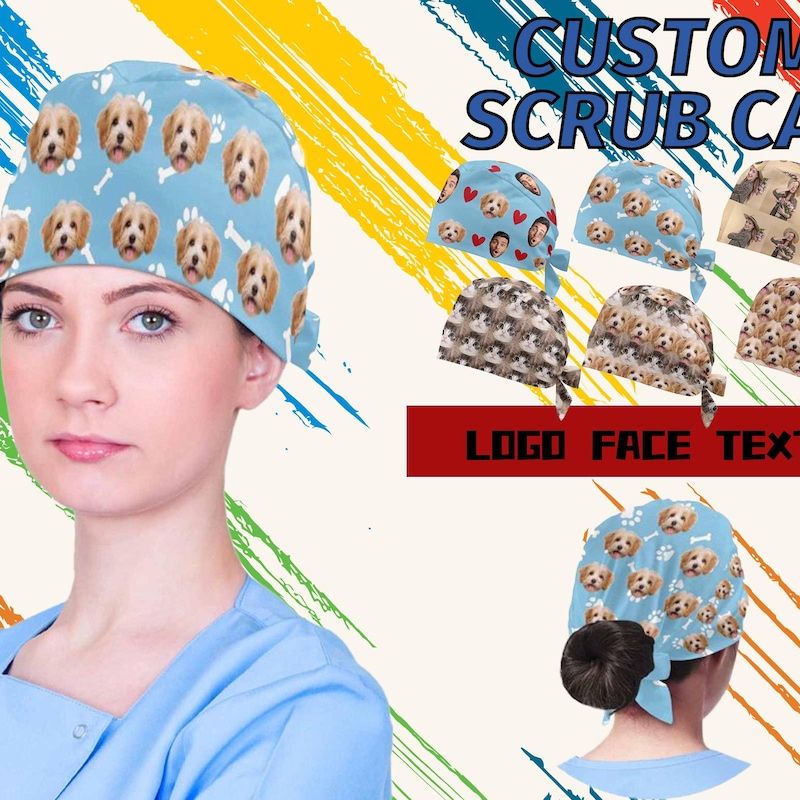 Custom Scrub Caps - Etsy