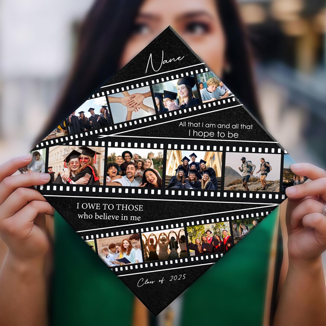 Personalized Graduation Cap Topper With Photo,custom Grad Cap for Class ...