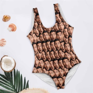 Customized Big Face Swimsuit Custom Women's Swimwear Personalized ...