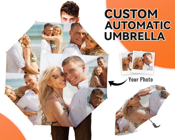 Custom Umbrella Photo Face Photo Umbrella Automatic Umbrella - Etsy