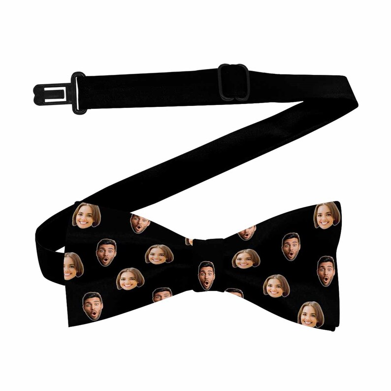 Custom Bow Tie With Your Photo Personalized Photo Bow Tie - Etsy
