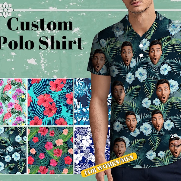 Personalized Hawaiian Polo Shirt - Etsy