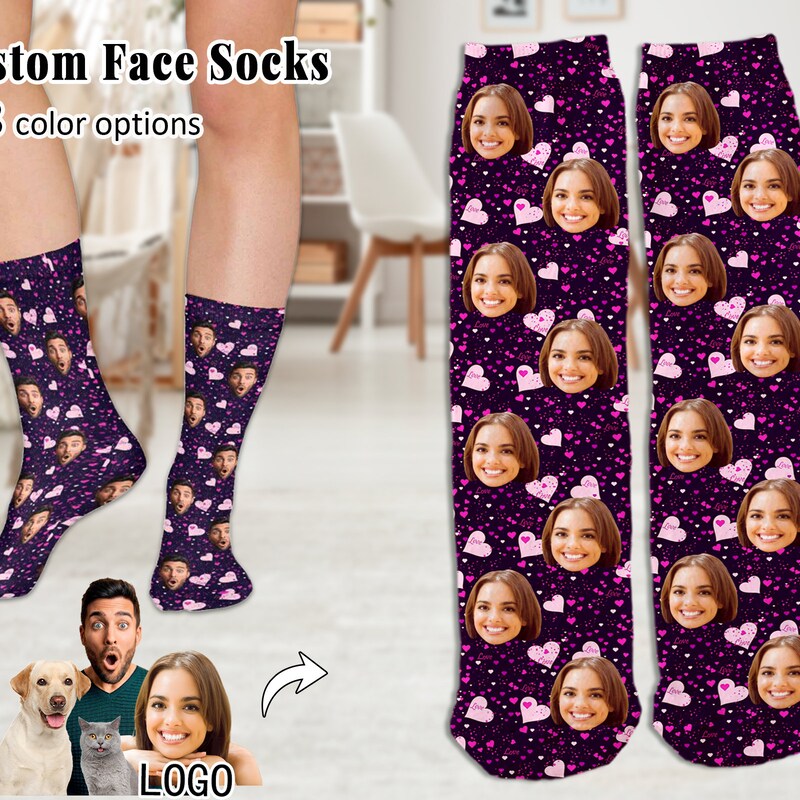 Photo Socks - Etsy