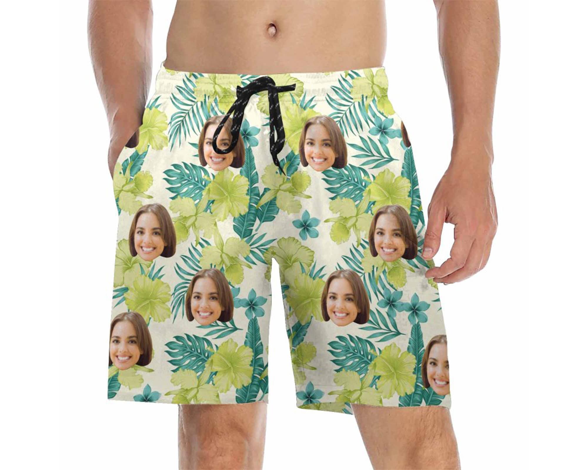 Customized Big Face Swimsuit Custom Womenmen Swimwear Personalized ...