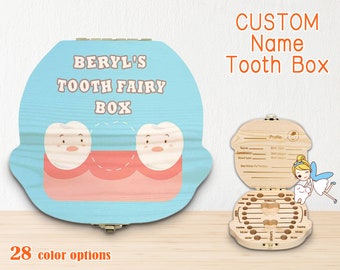 Birthday Gifts for Kids Custom Tooth Box With Name Tooth Box Funny ...