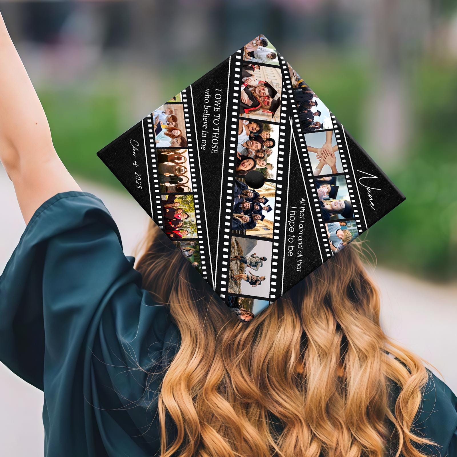 Personalized Graduation Cap Topper With Photo,custom Grad Cap for Class ...