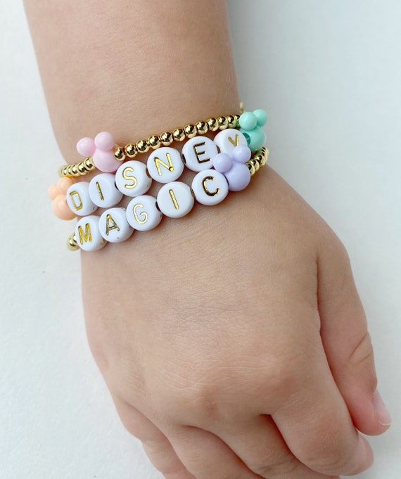 Disney inspired beaded bracelet | Etsy