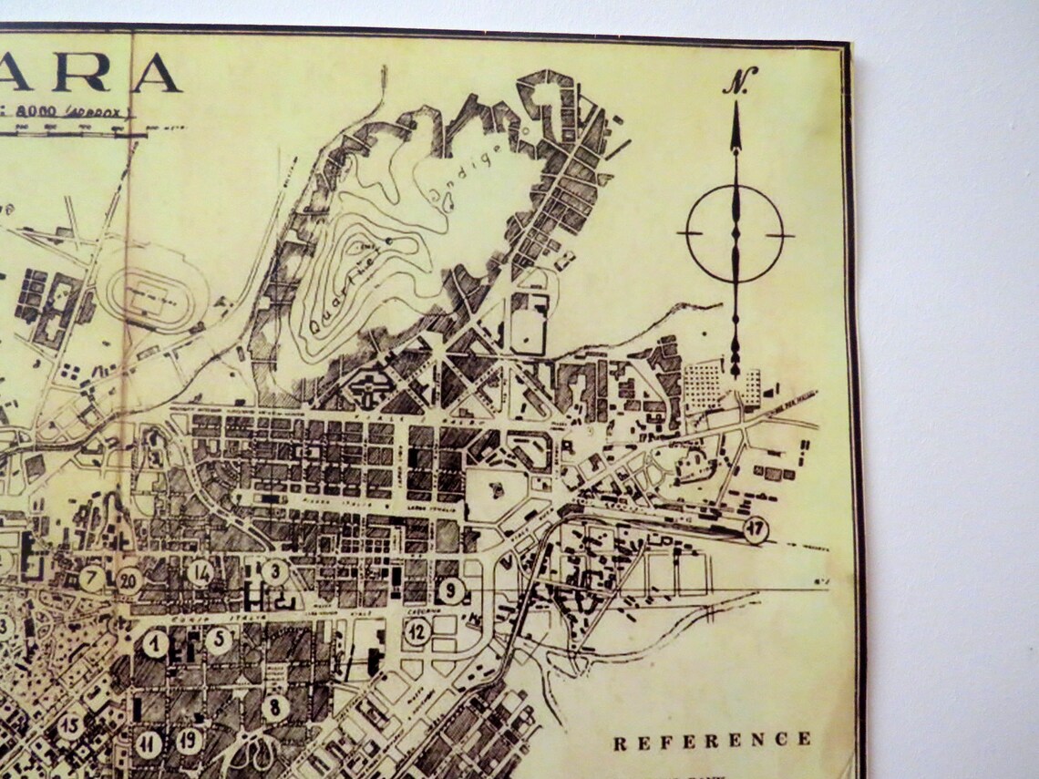 Asmara Map Poster - Etsy