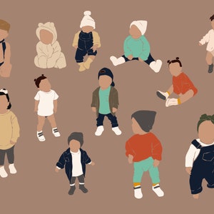 Abstract Kids SVG, Baby Clipart, Vector Children, Baby Svg, Abstract ...