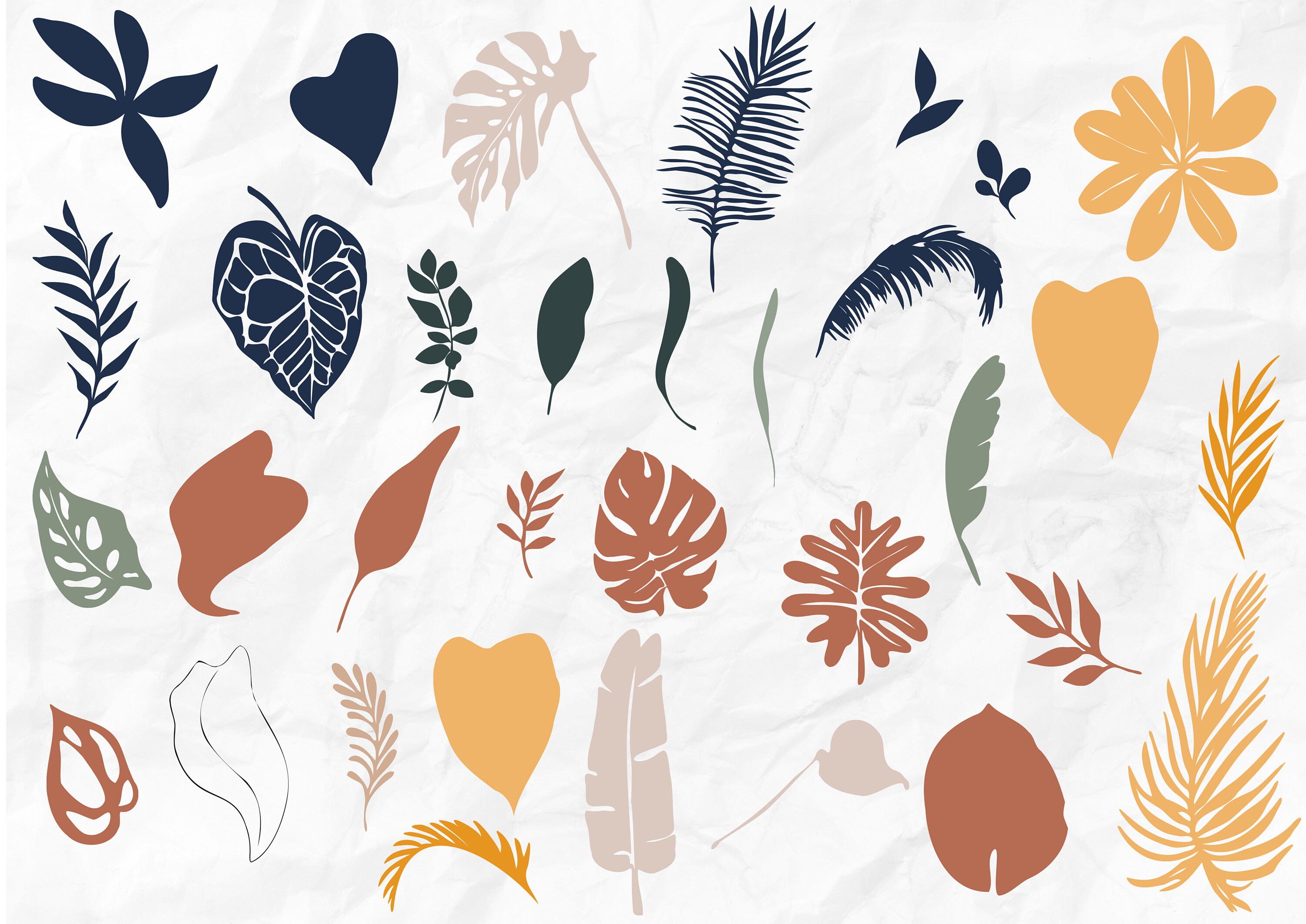 Abstract Shapes Svg Bundle Boho Shapes Svg Organic Shapes Svg - Etsy