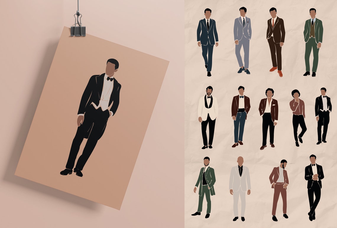 Men Clipart Svg, Business Man Clipart, Boyfriend Clipart, Małe Clipart ...