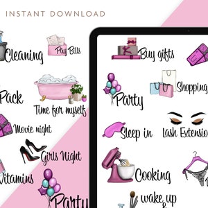 Daily Digital Stickers for Goodnotes, Everyday Use Stickers, Daily ...