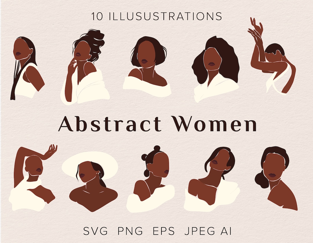 Black Woman Clipart Black Girl Clipart Afro Girl Clipart - Etsy