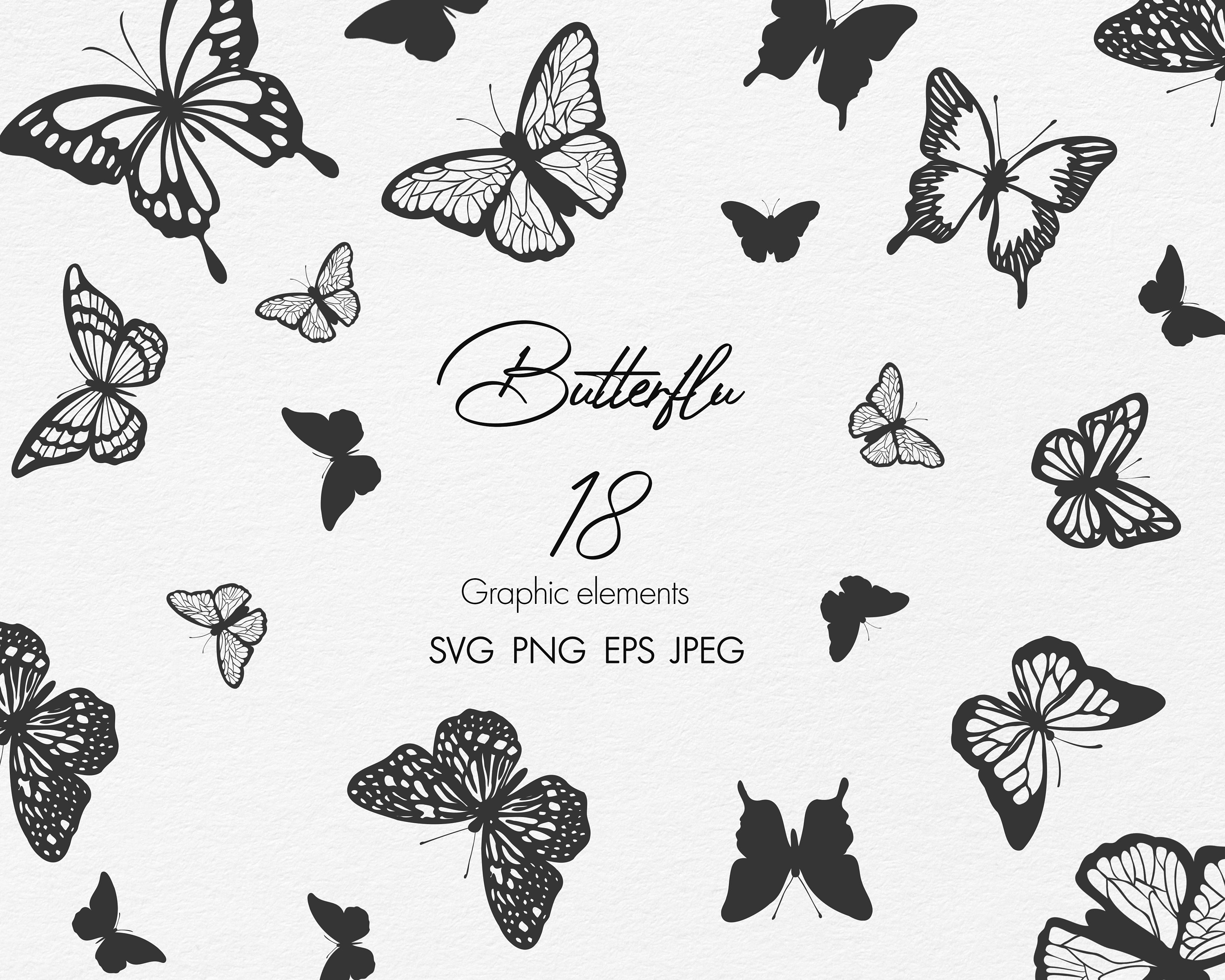 Butterfly SVG, Butterfly Svg Bundle, Layered Butterfly Bundle, Circuit ...