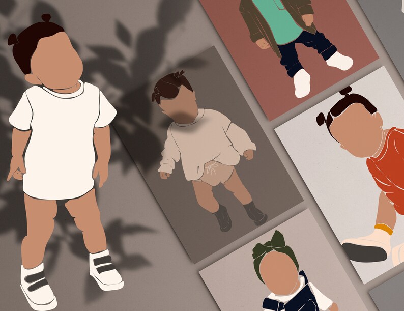 Abstract Kids SVG, Baby Clipart, Vector Children, Baby Svg, Abstract ...