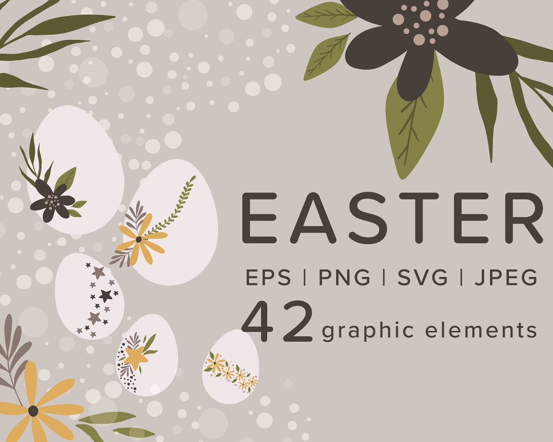 Easter PNG, Easter SVG, Happy Easter Clipart, Easter Egg Clipart ...