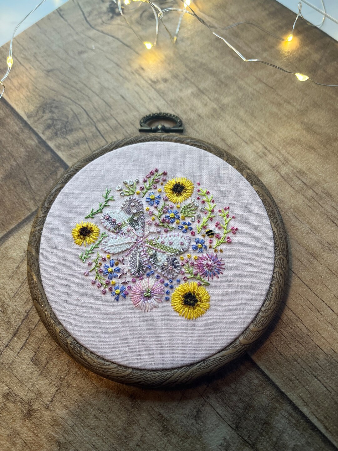 Embroidered Hoop Art - Etsy