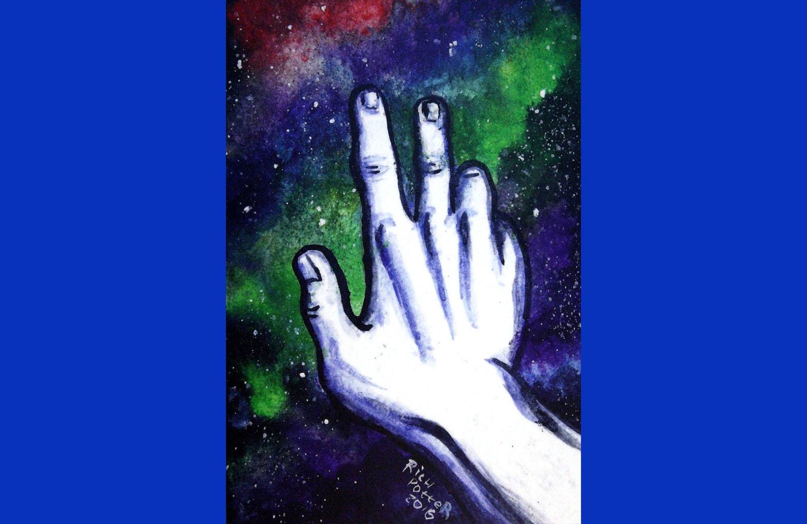 Cosmic Hand Postcard 4x6 God Universe Creation Space NASA - Etsy