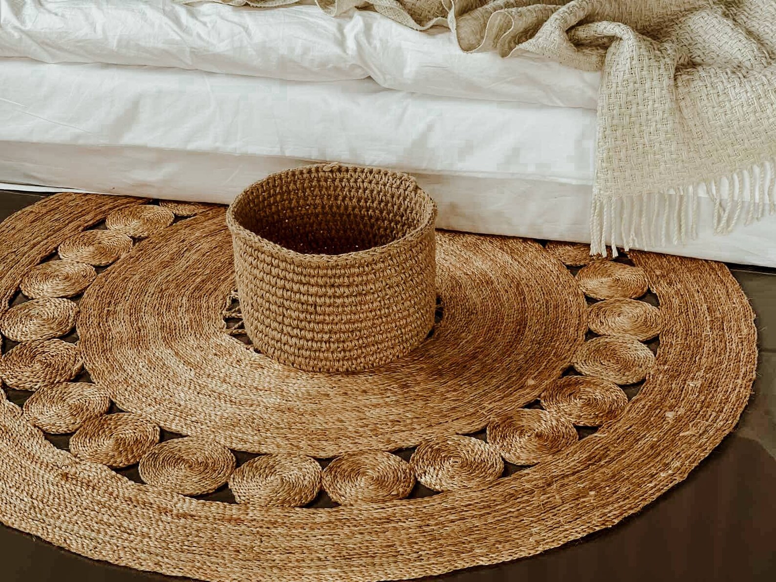 Jute Basket Large for Storage in the Kitchen. Country House - Etsy