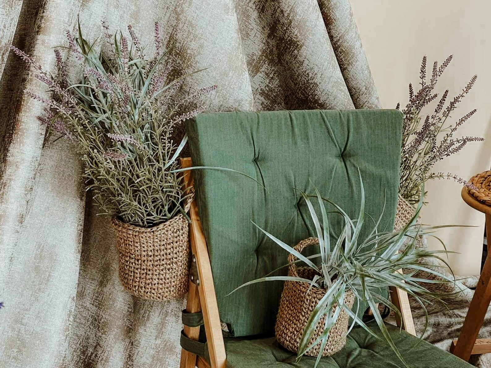 Jute Crochet Hanging Baskets Pattern. Hanging Planter Pattern. - Etsy