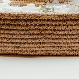 Crochet Basket Pattern. Rectangular Basket Pattern. Crochet | Etsy