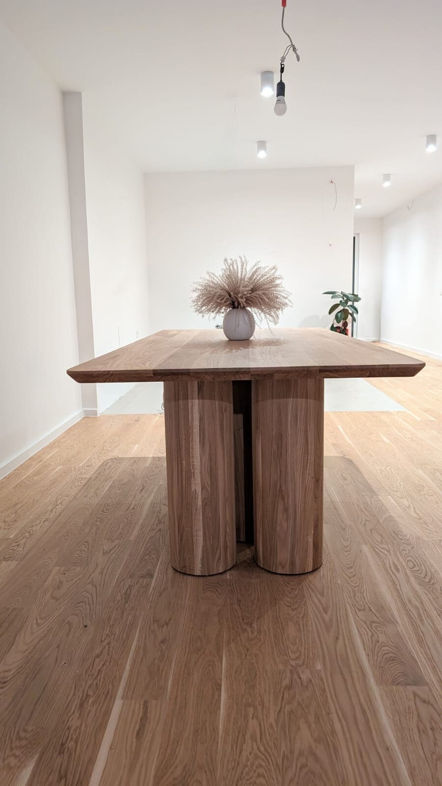 MINIMAL DINING TABLE | Solid Wood Dining Table | Danish | Luxury Oak ...