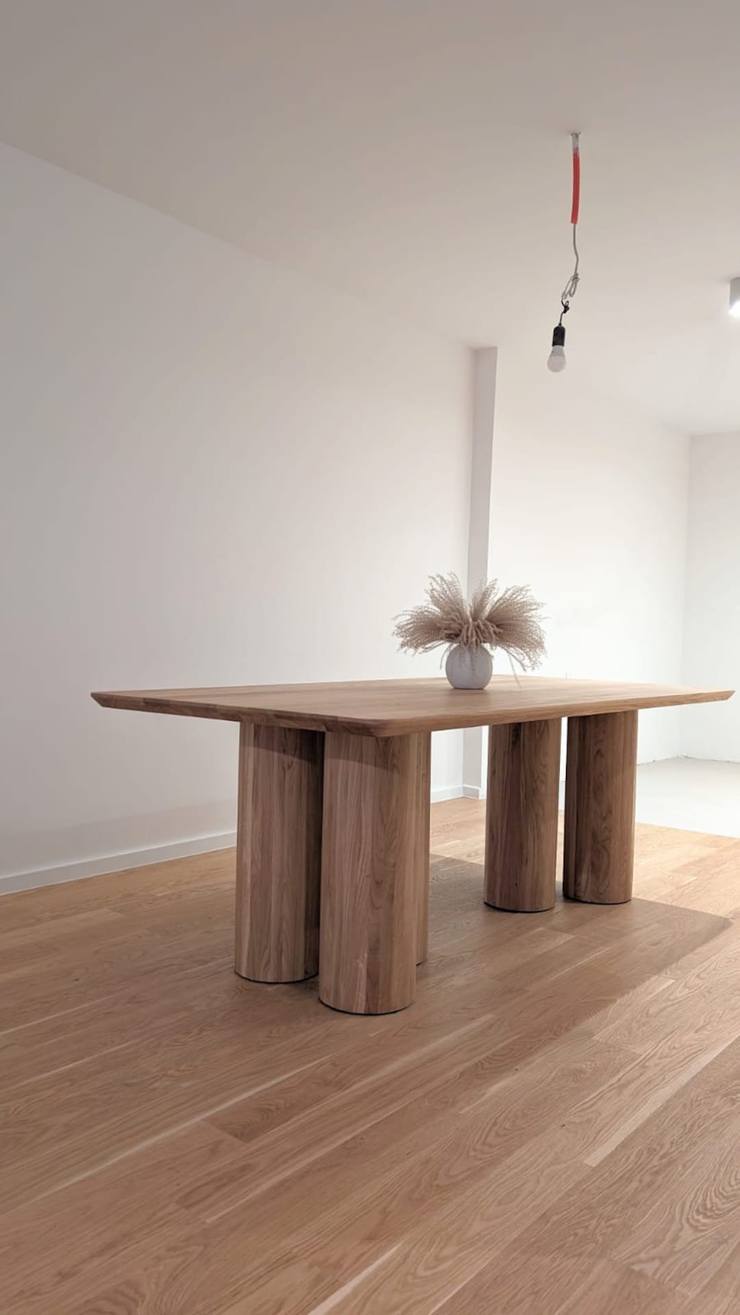 MINIMAL DINING TABLE | Solid Wood Dining Table | Danish | Luxury Oak ...