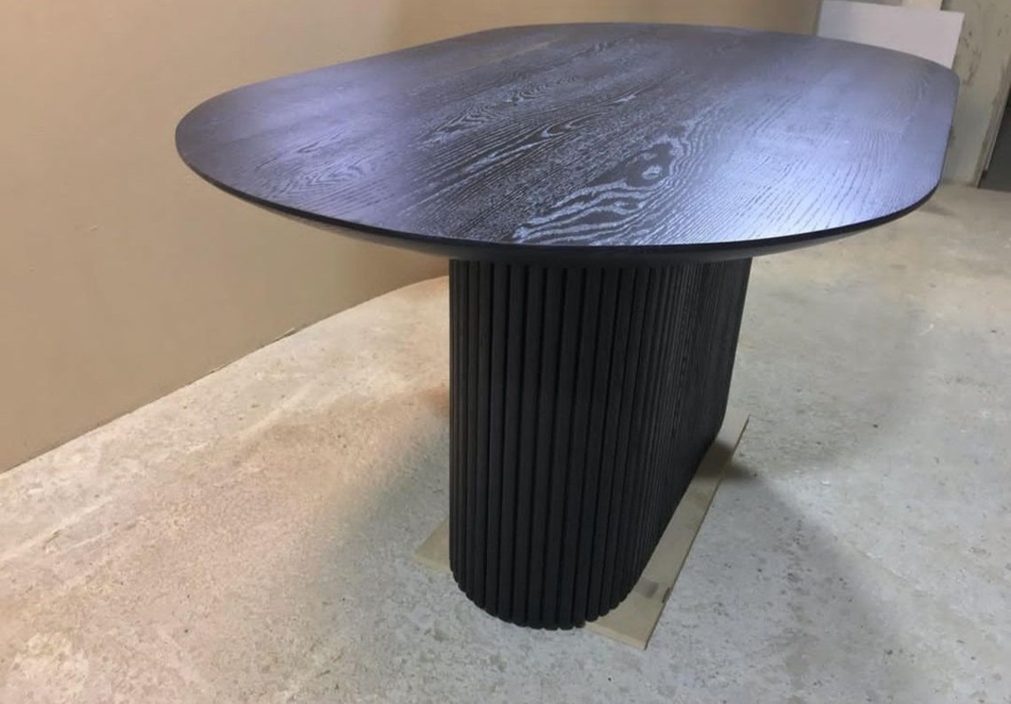 MINIMAL DINING TABLE Solid Wood Dining Table Danish Luxury Oak Table ...