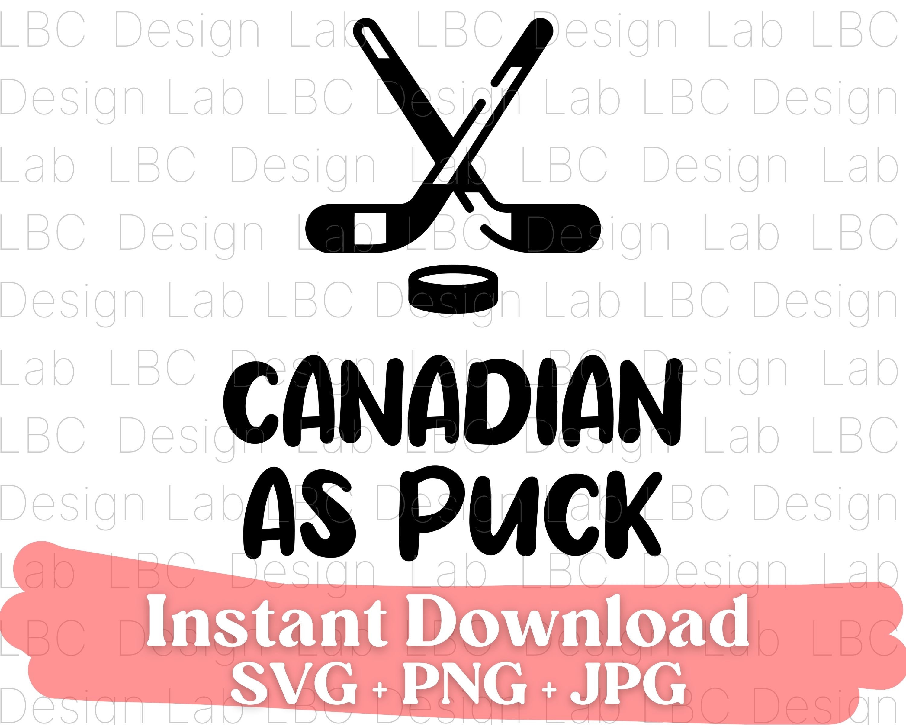 Funny Canadian as Puck SVG Canada Svg Custom Hockey Svg - Etsy Canada