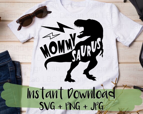 Mommysaurus Dinosaur SVG Expecting Mom Gift Cute Dinosaur - Etsy Canada