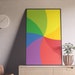 Color Wheel Printable Poster Wall Art Bedroom Poster - Etsy