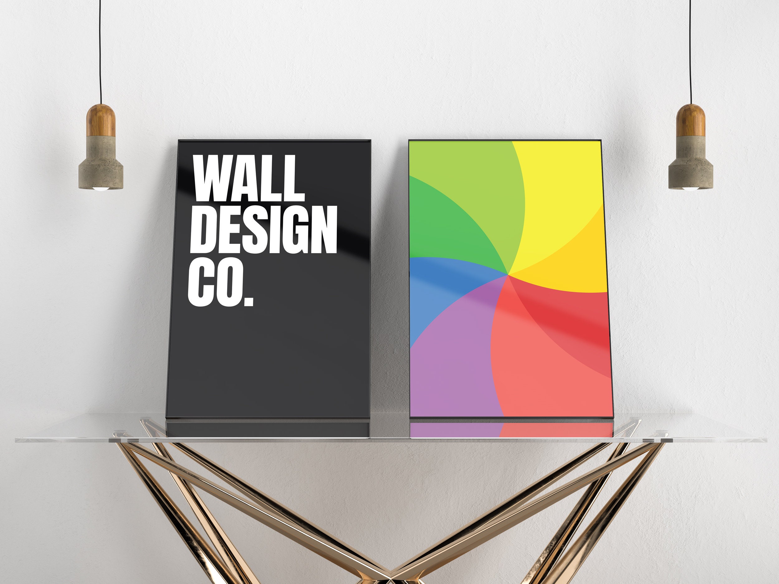 Color Wheel Printable Poster - Wall Art - Bedroom Poster - Beachball ...