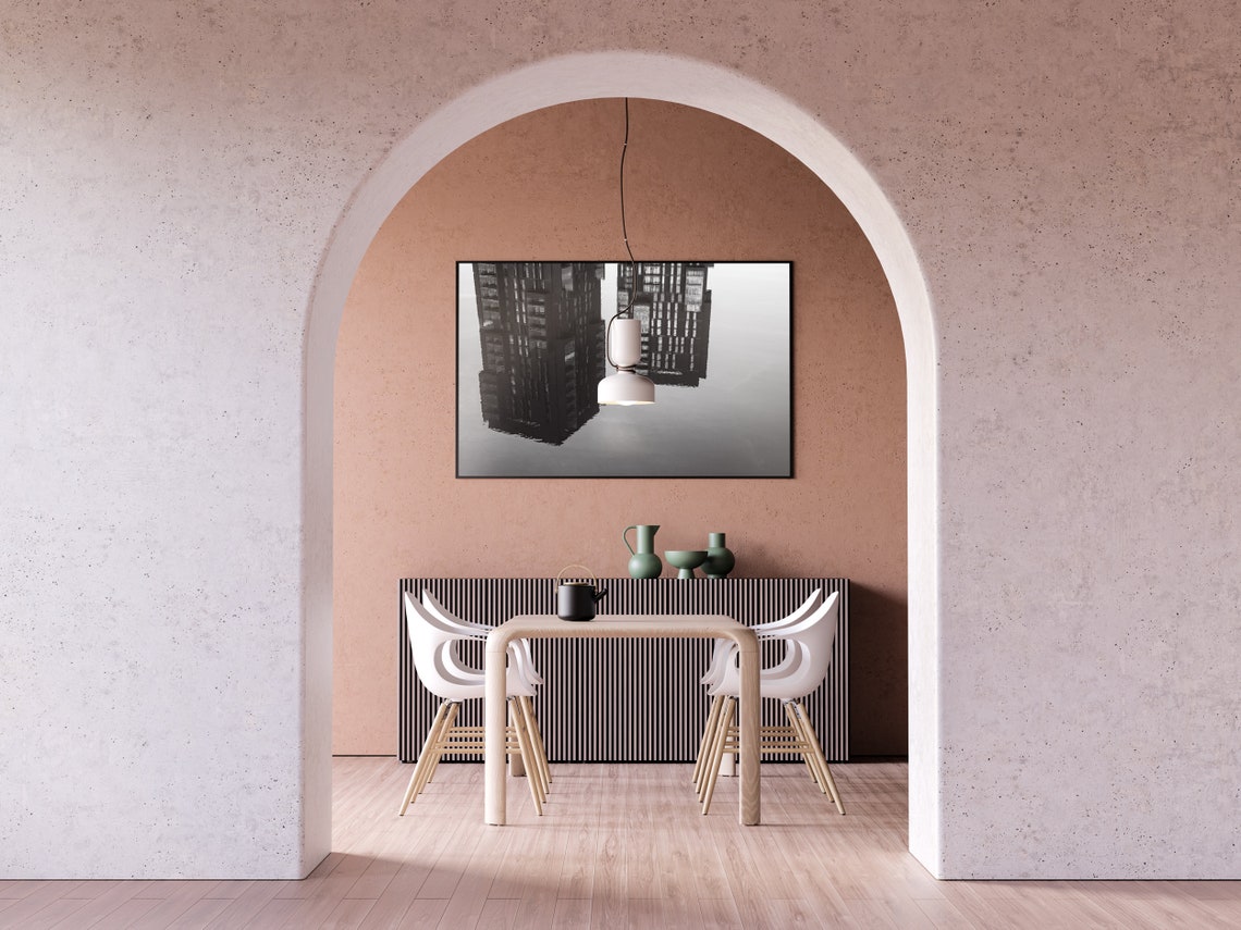 Reflection Architecture Photo Poster Digital Art Printable - Etsy