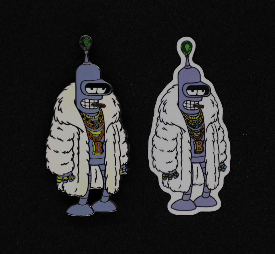 Rich Bender Futurama Sticker - Etsy