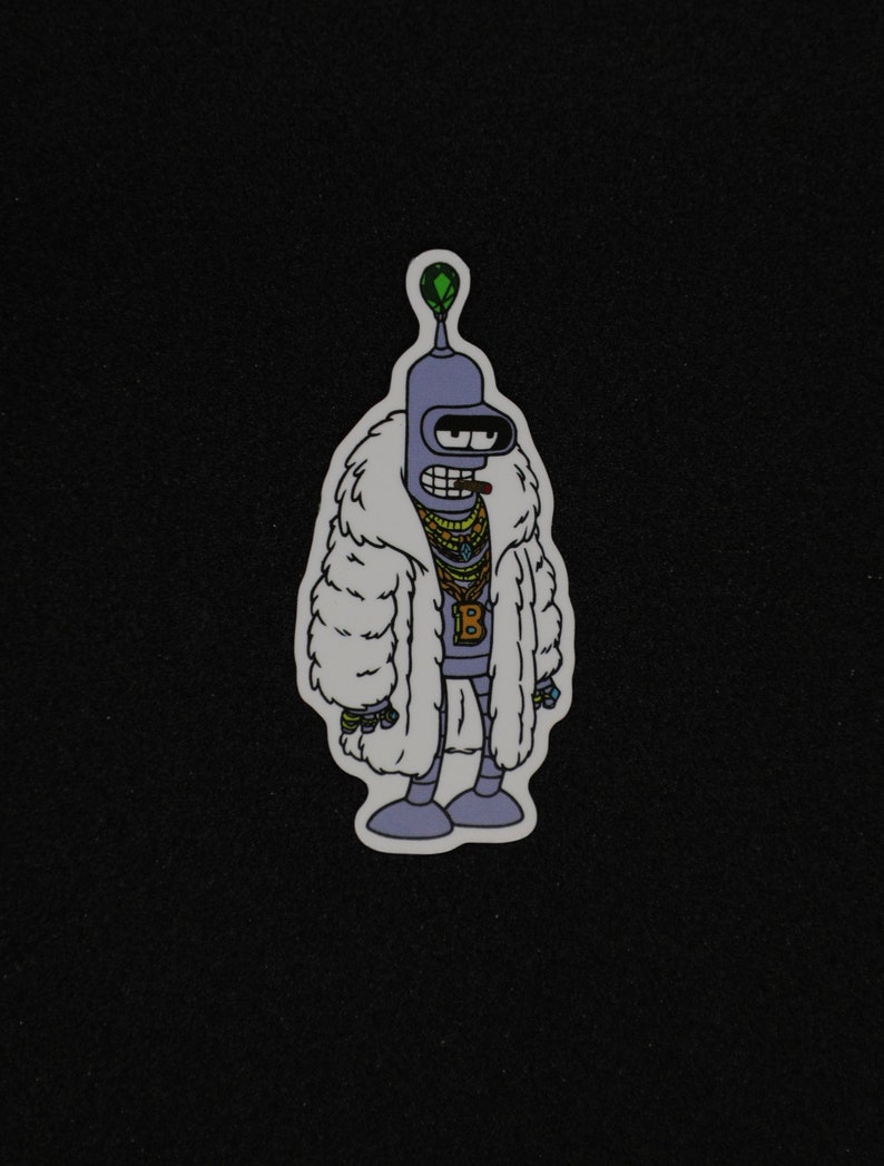 Rich Bender Futurama Sticker - Etsy