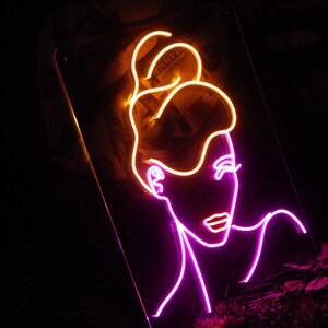 Custom Neon Wall Sign - Word Neon Sign Logo - Personalized Username ...