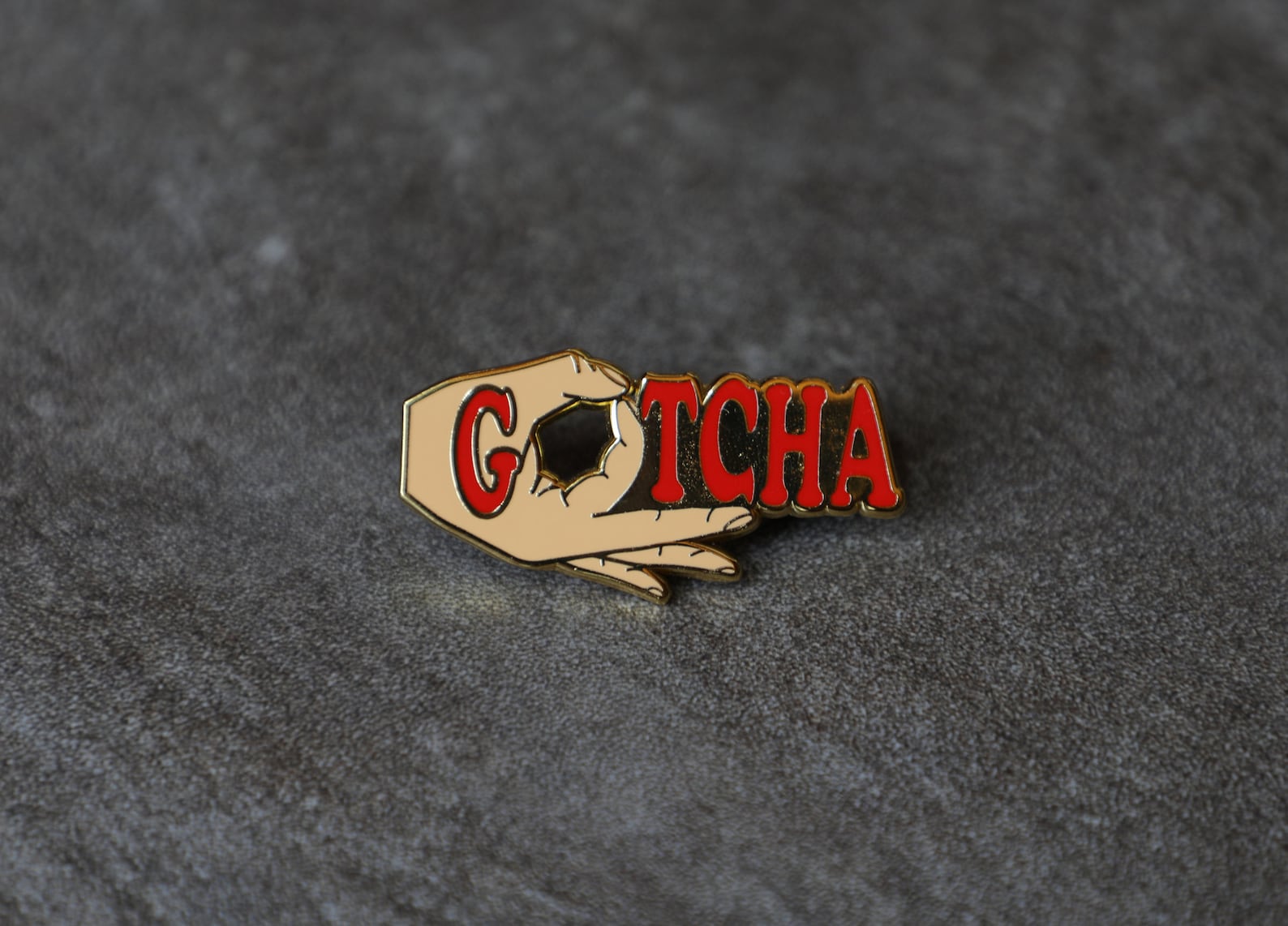 Gotcha Hand Circle Game Hard Enamel Pin Gift - Etsy