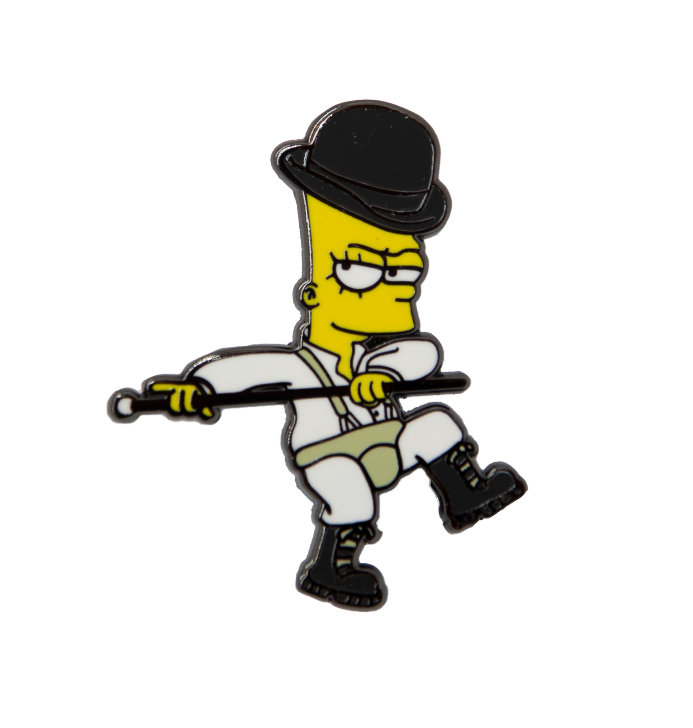 Bart Clockwork Orange the Simpsons Fans Hard Enamel Pin Gift | Etsy