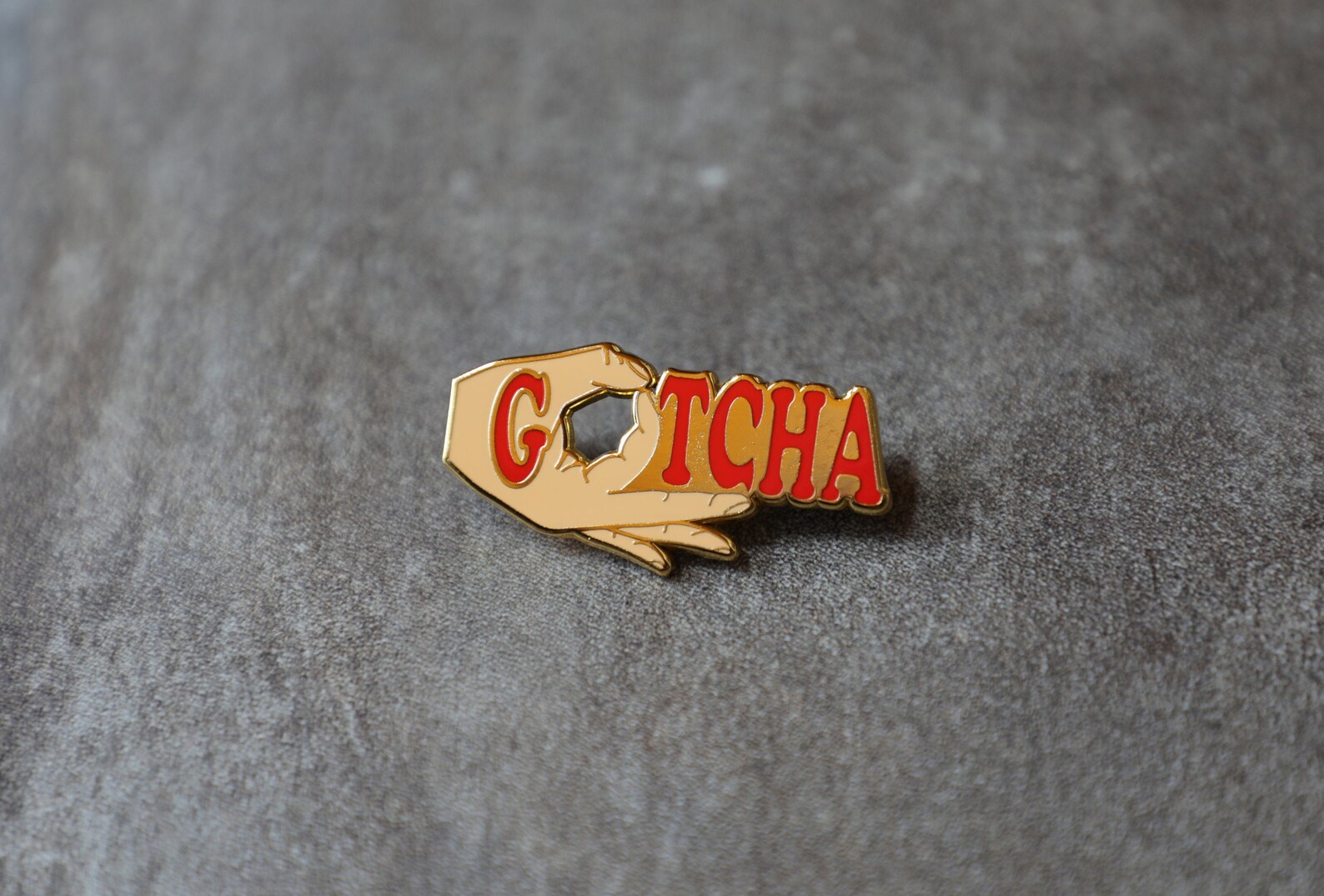 Gotcha Hand Circle Game Hard Enamel Pin Gift - Etsy