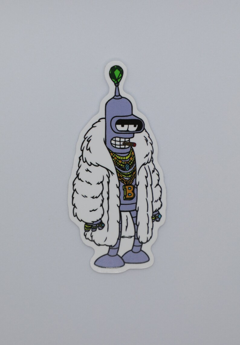 Rich Bender Futurama Sticker - Etsy