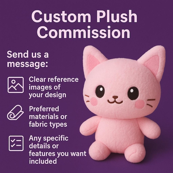 Custom Oc Plushie - Etsy