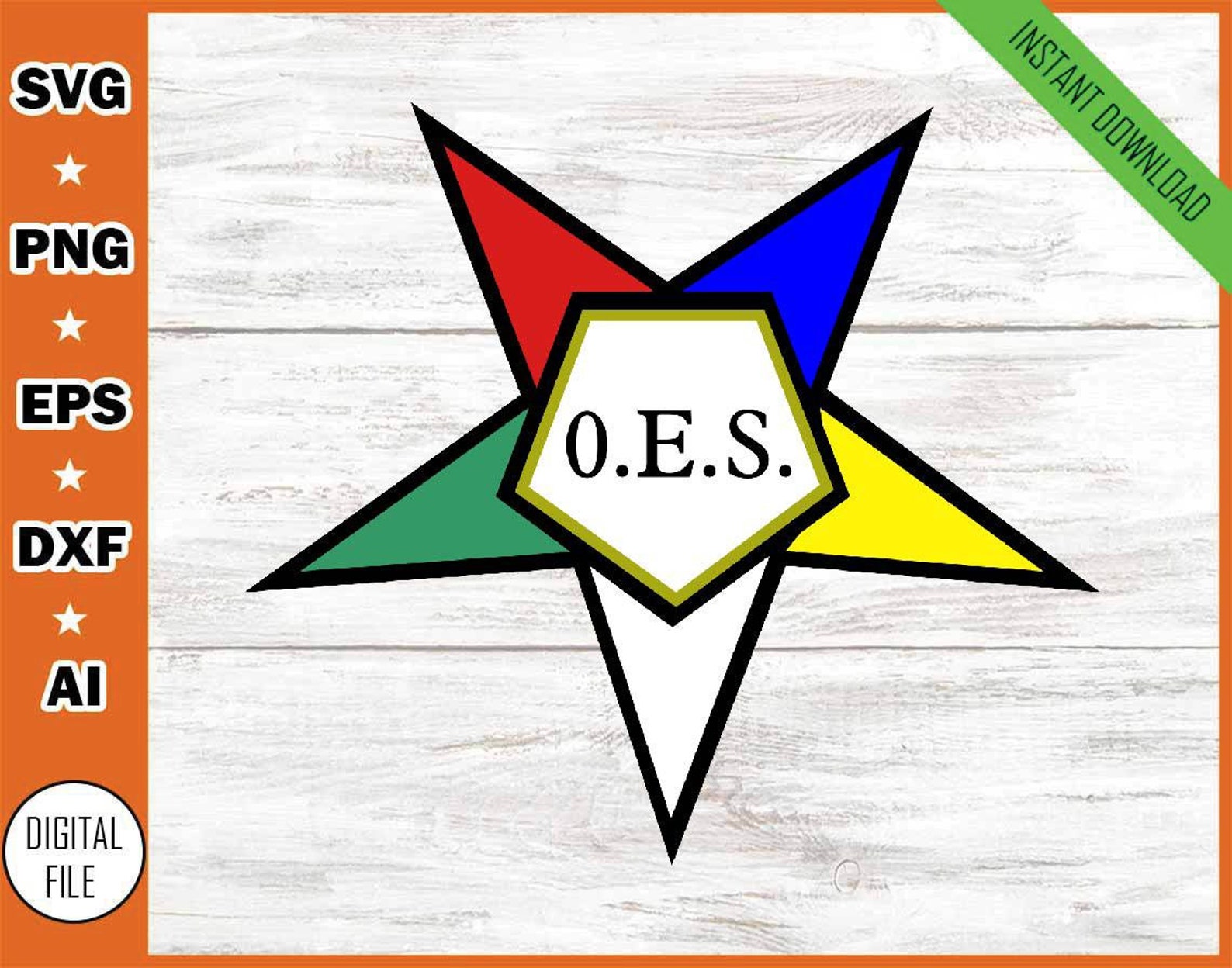 Masonic Order Of the Eastern Star svg OES svg OES svg files | Etsy