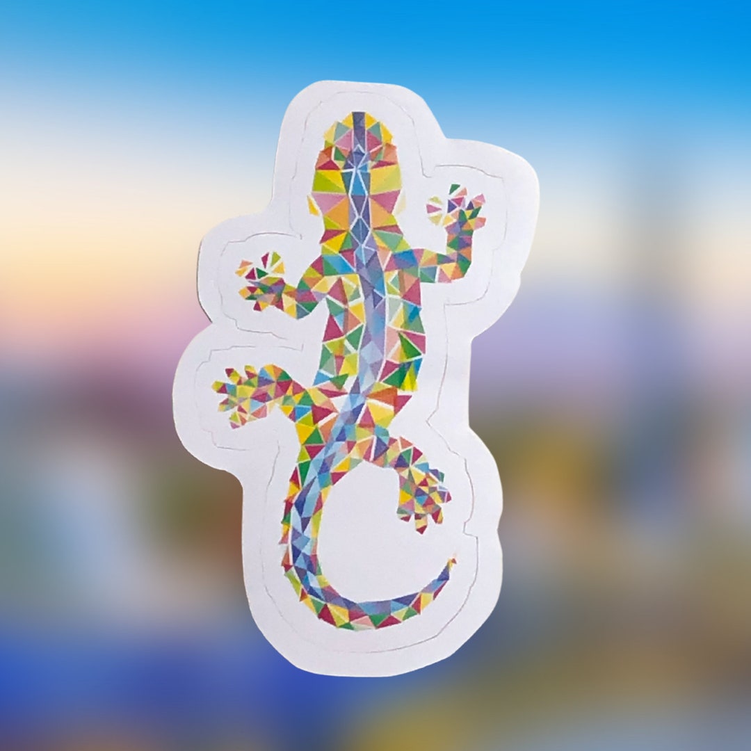 Mosaic Barcelona Salamander/lizard Sticker, Barcelona Spain Sticker ...