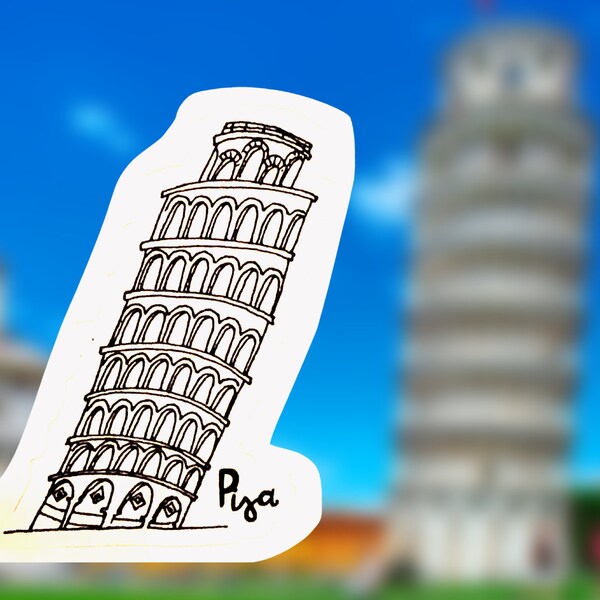 Leaning Tower of Pisa - Etsy