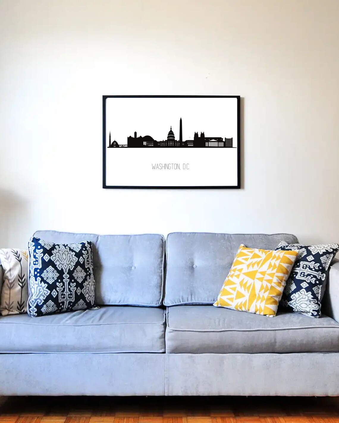 Washington DC Skyline Wall Decor Art Travel Poster - Etsy