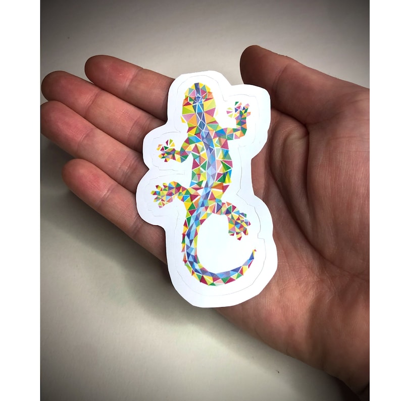 Mosaic Barcelona Salamander/lizard Sticker, Barcelona Spain Sticker ...