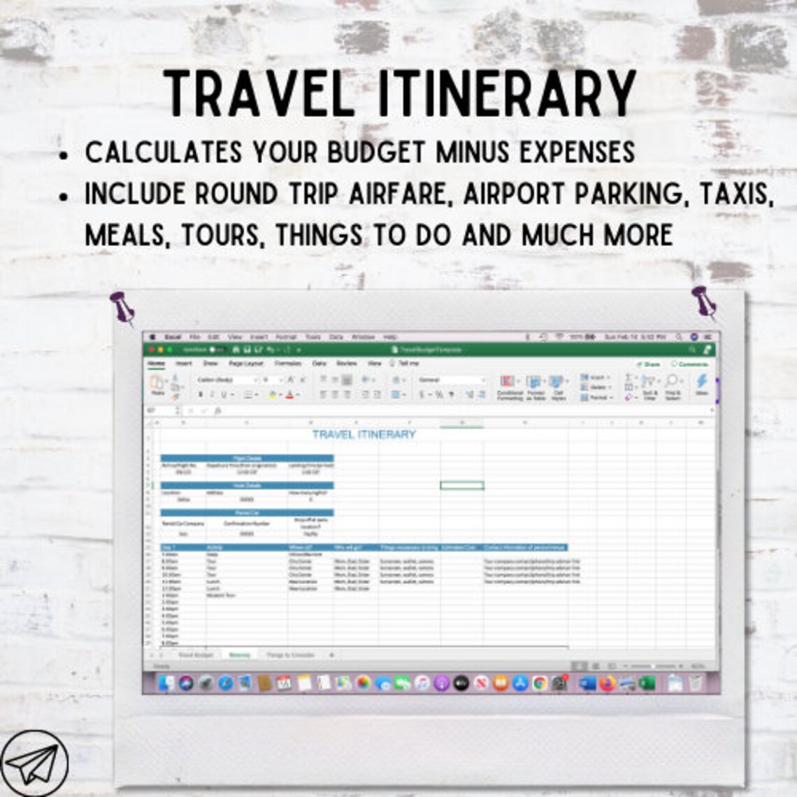 Travel Budget, Itinerary Layout, and BONUS Things to Consider on ...