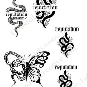 Reputation Taylor Swift Reputation Snake PNG SVG Cut File Cricut File ...