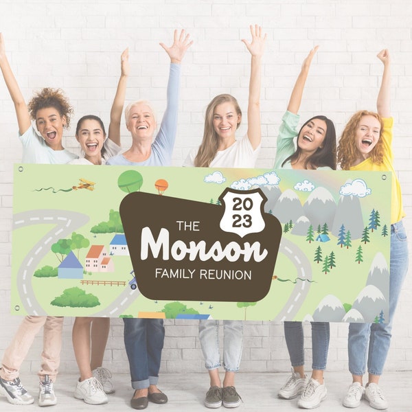 Reunion Banner - Etsy